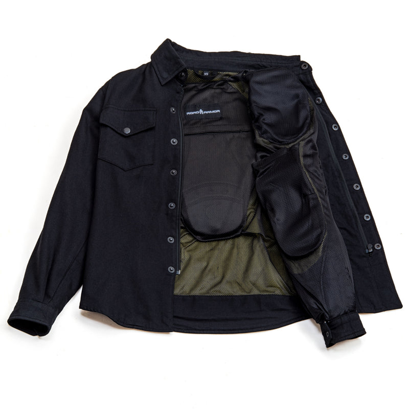 Shop Stylish Road Armor Protective Flannel Motorcycle Riding Shirt ...